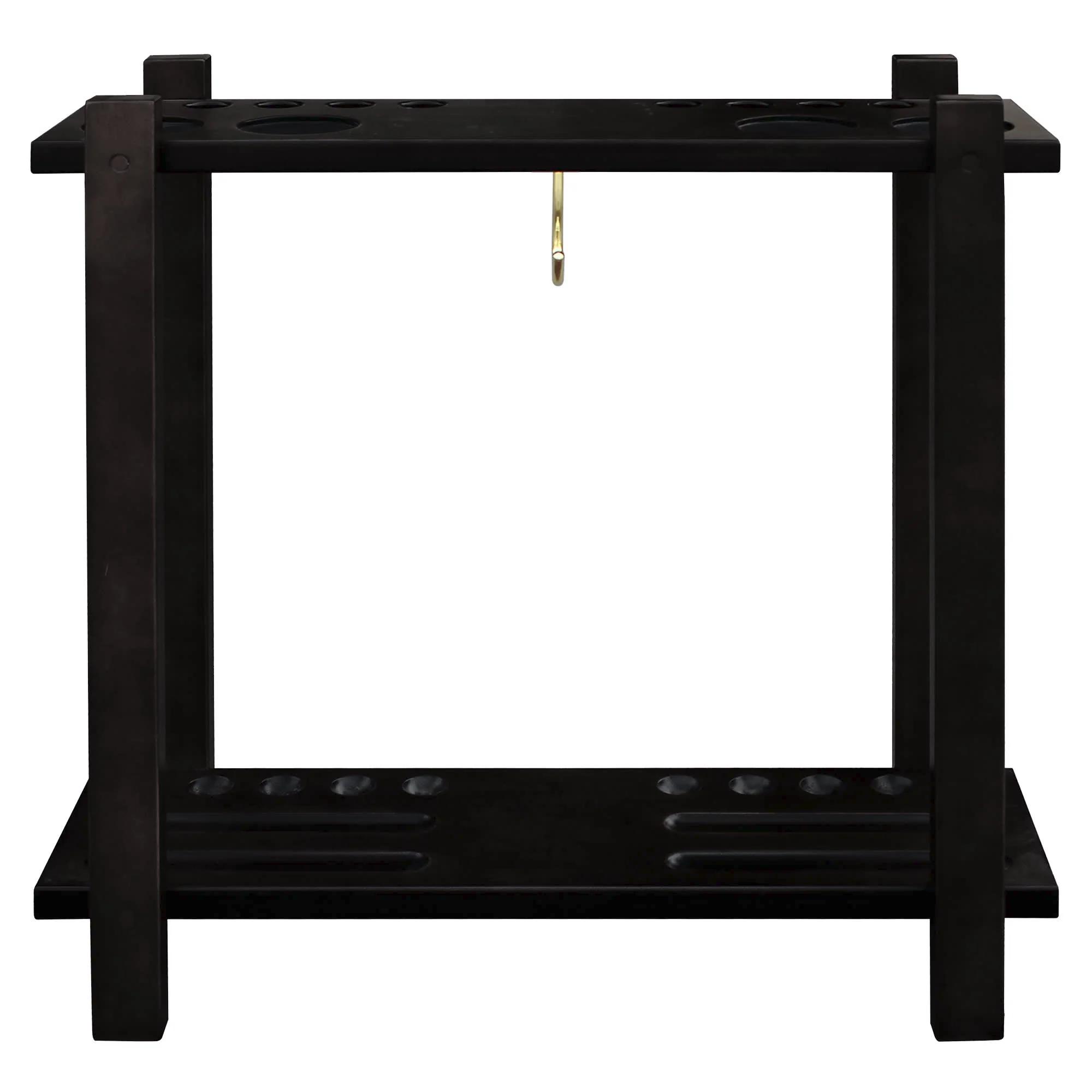 Classic Floor Billiard Pool Cue Rack - Black Finish | Royal Swimming Pools