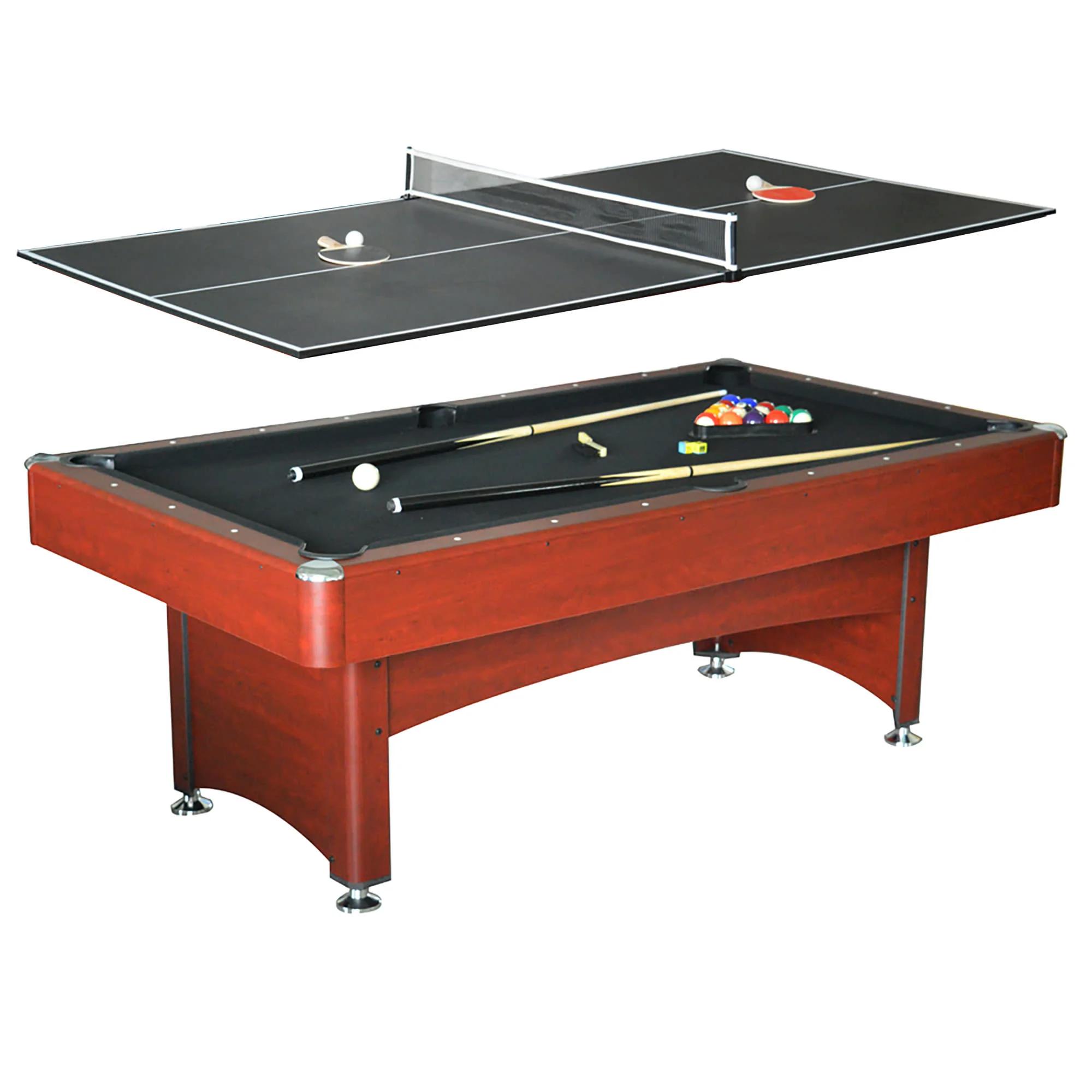 Bristol 7-ft Pool Table w/ Table Tennis Top | Royal Swimming Pools