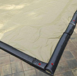 PoolTux Winter Cover for 25' x 50' Rectangle Pool 25 Yr. Tan | Royal ...
