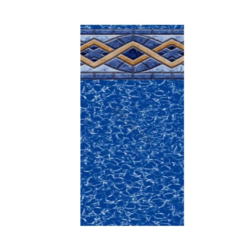 Swimline 12' x 24' Oval Liberty Tile Unibead Liner 25GA 48" | Royal ...