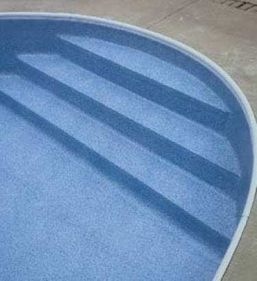 14' Long 8' Radius 3-Tread Roman Step | Royal Swimming Pools