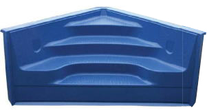 6" Radius In Pool Corner Step Blue Cantilever Latham | Royal Swimming Pools